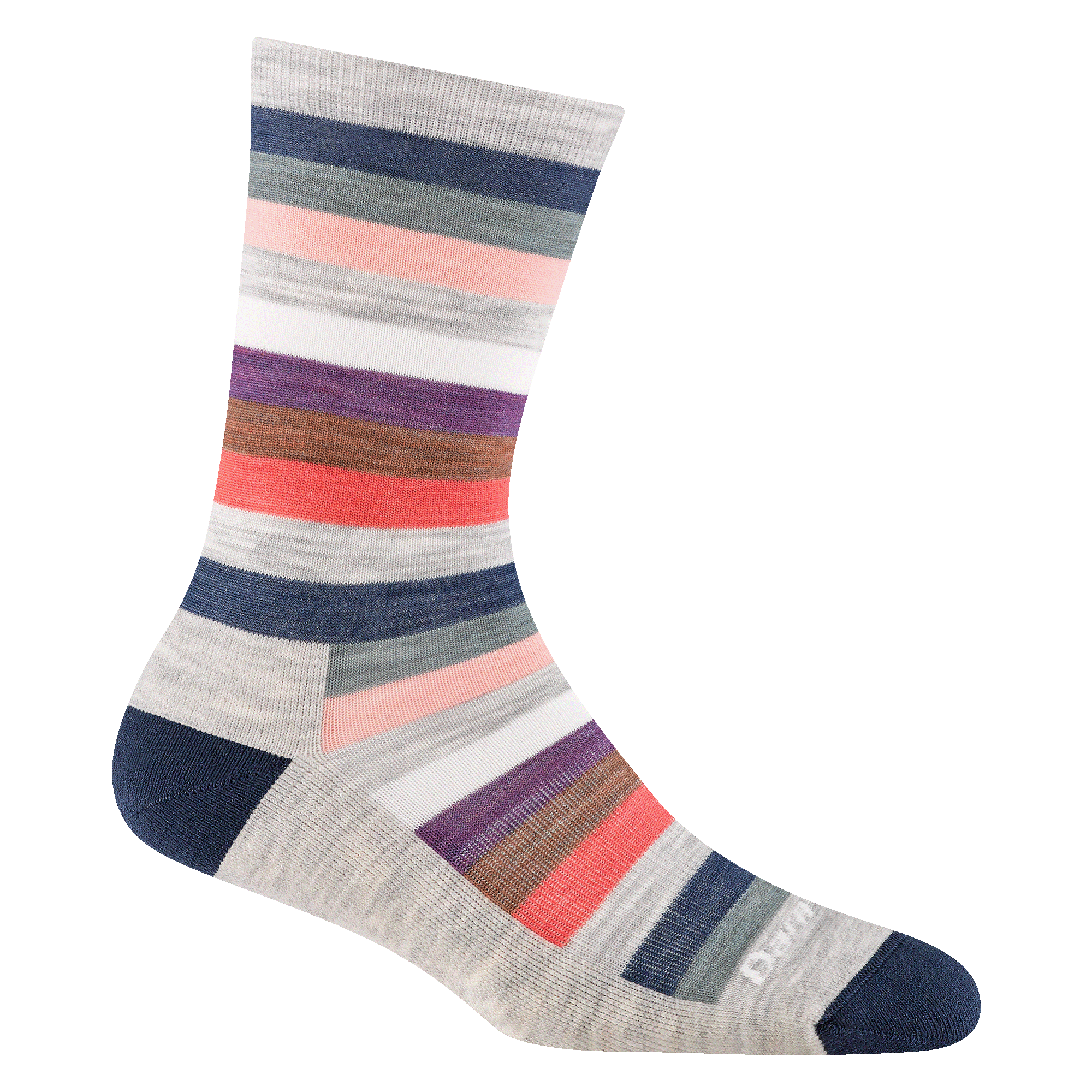 Women's Mystic Stripe Crew Lightweight Lifestyle Sock – Johnson Woolen ...