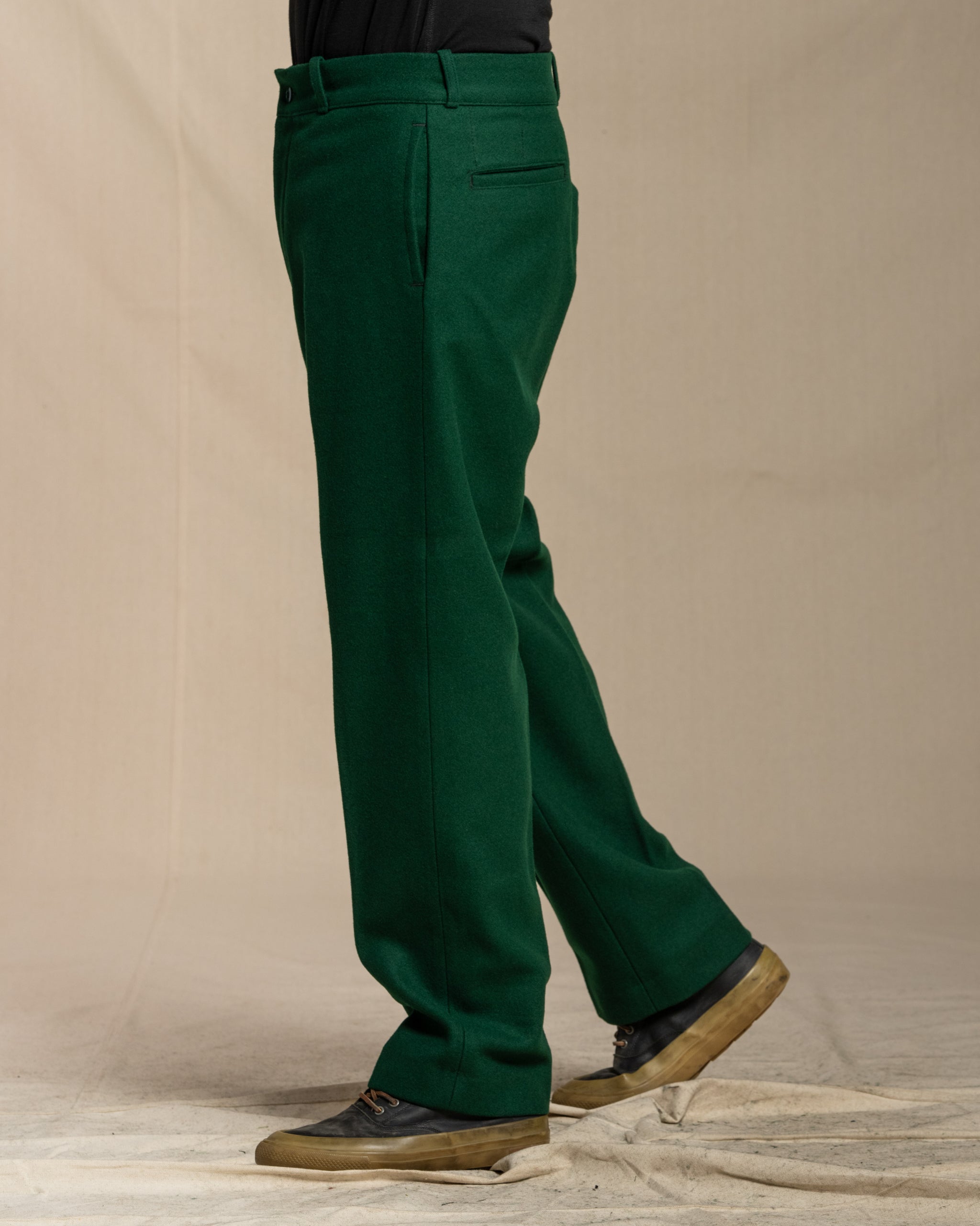 Spruce Green Wool Pants – Johnson Woolen Mills