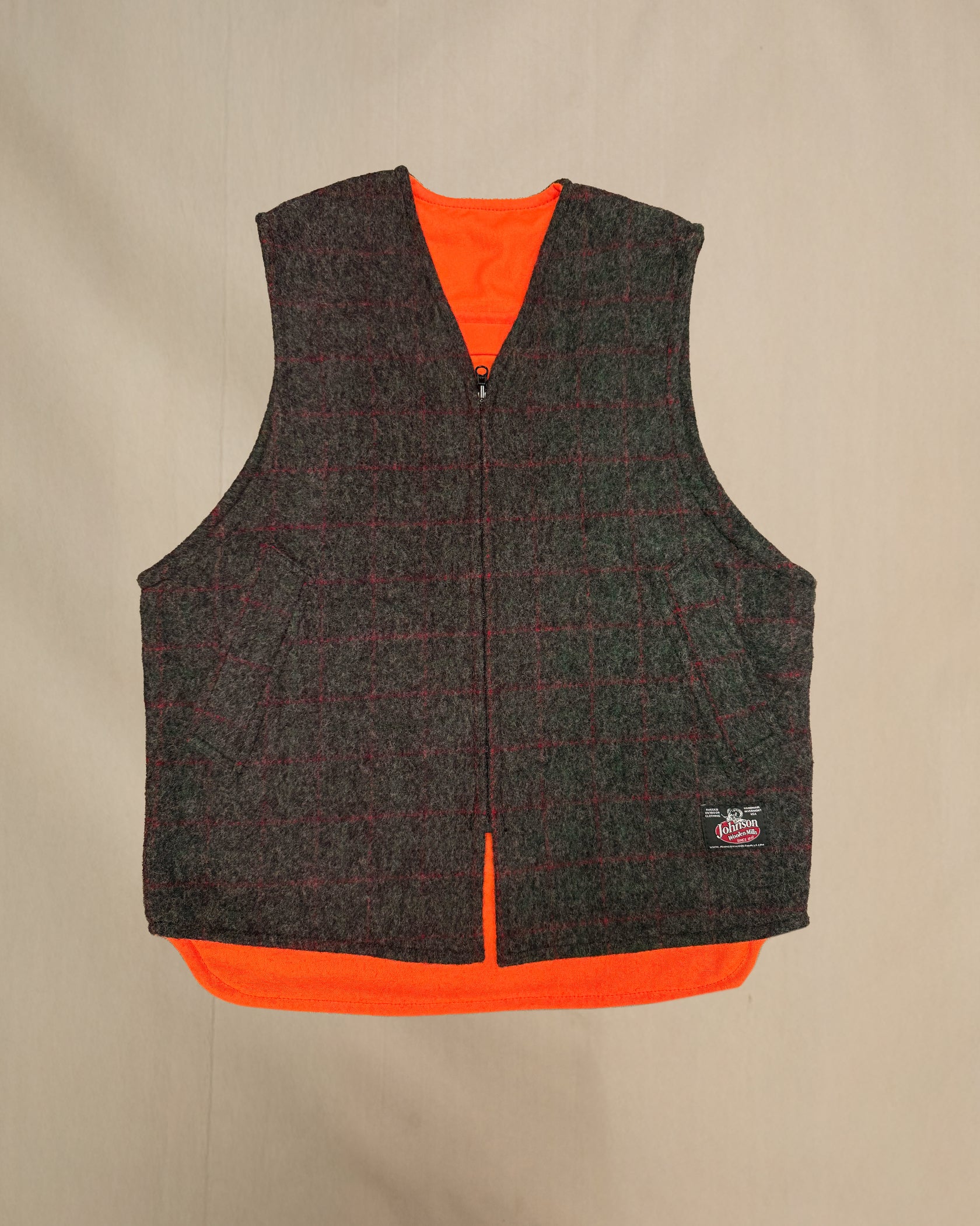 Reversible Vest – Johnson Woolen Mills
