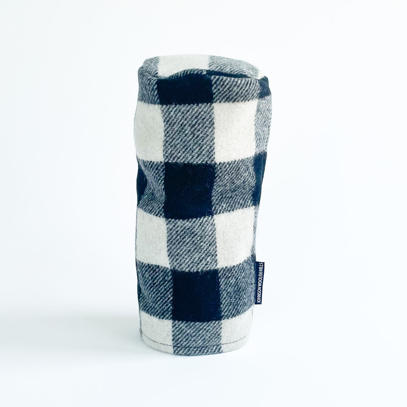 Wool Driver Headcover - Black White Buffalo Check – Johnson Woolen Mills