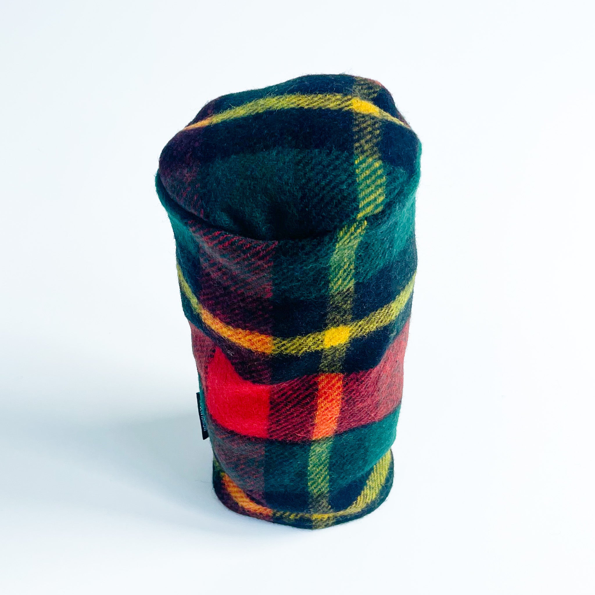 Wool Driver Headcover - Bright Red Green Yellow – Johnson Woolen Mills