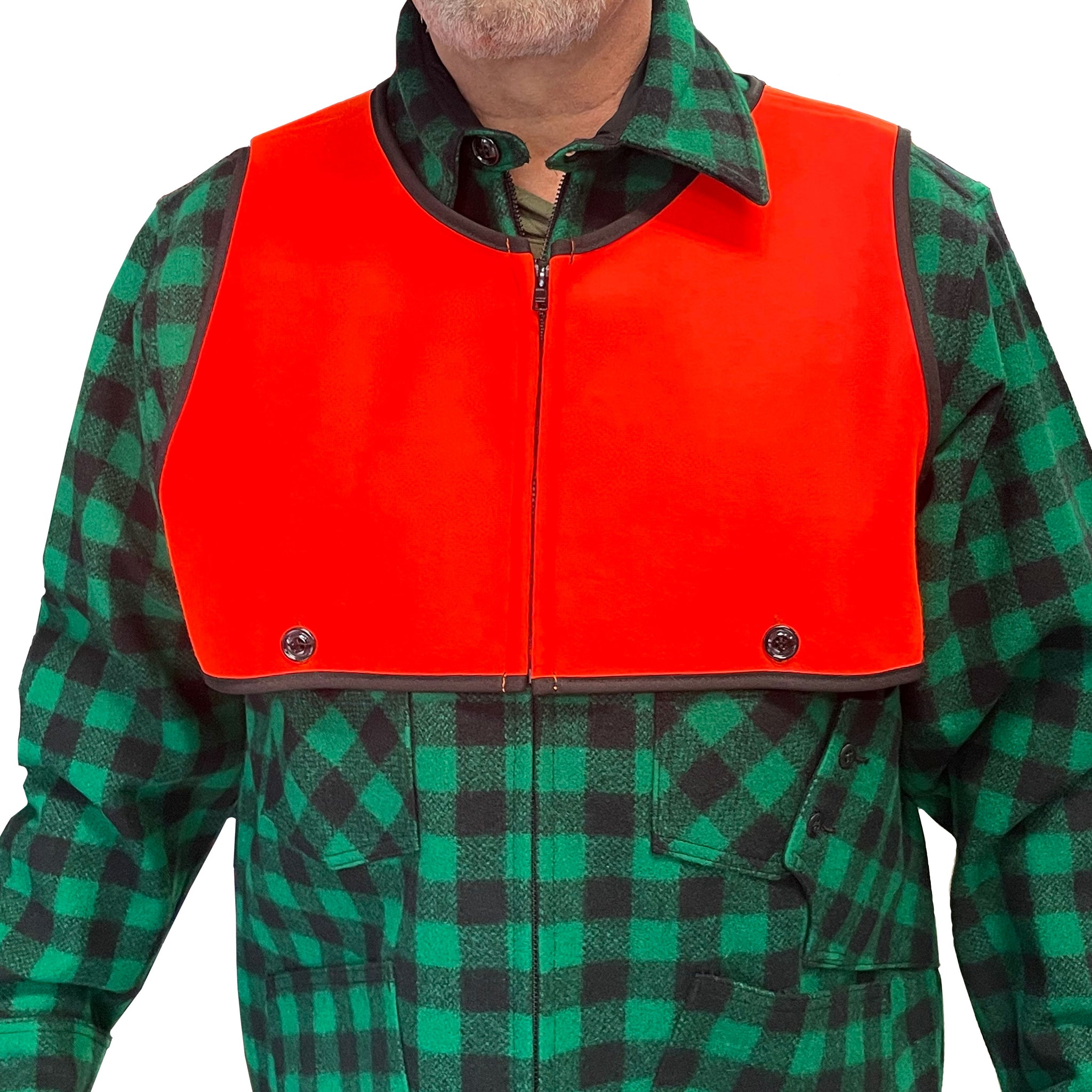 Blaze Orange Wool Cape – Johnson Woolen Mills