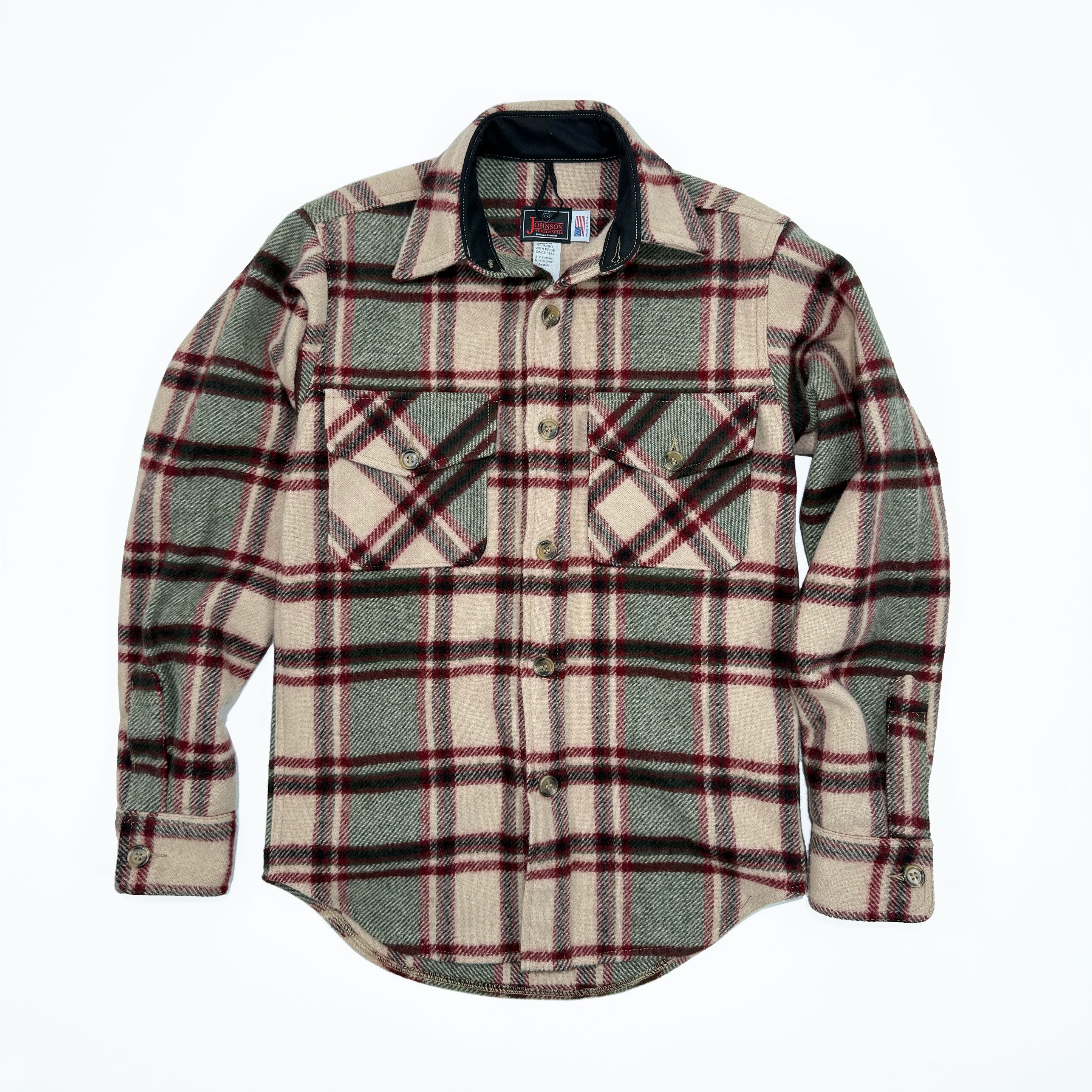 Wool Button Down Shirt – Johnson Woolen Mills