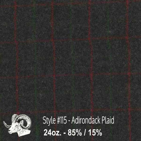 Wool Swatch - 115 - Adirondack Plaid – Johnson Woolen Mills
