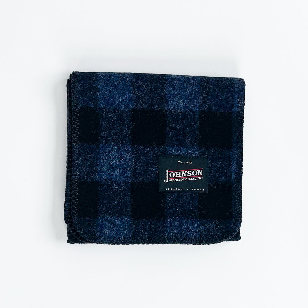 Johnson Woolen Mills Wool Scarf Buffalo Check